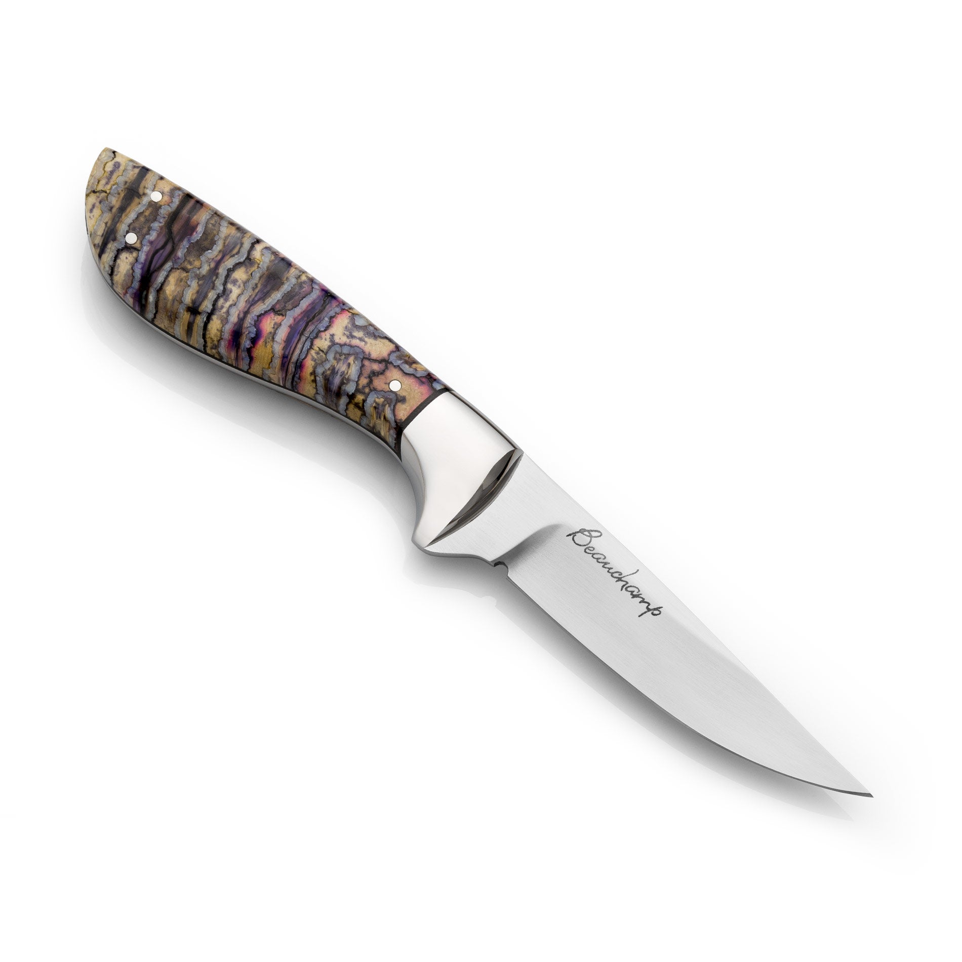 Violet mammoth molar knife – Beauchamp Knives